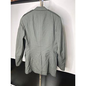 Jackets & Coats | Vintage Us Army Dress Green Jacket Uniform Coat With ...